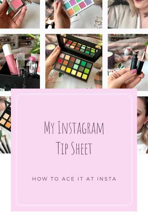 Instagram Tip Sheet Katieemmabeauty