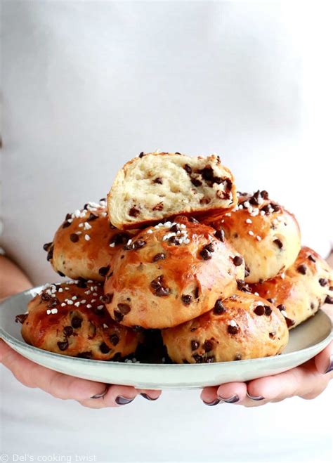 Petites brioches aux pépites de chocolat Del s cooking twist
