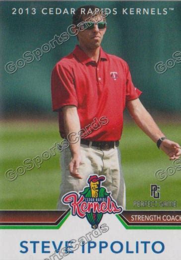 2013 Cedar Rapids Kernels Steve Ippolito Go Sports Cards