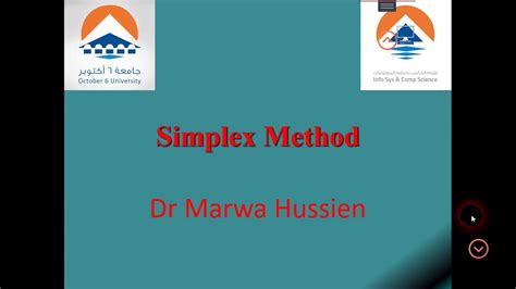 Simplex Method Maximization Youtube