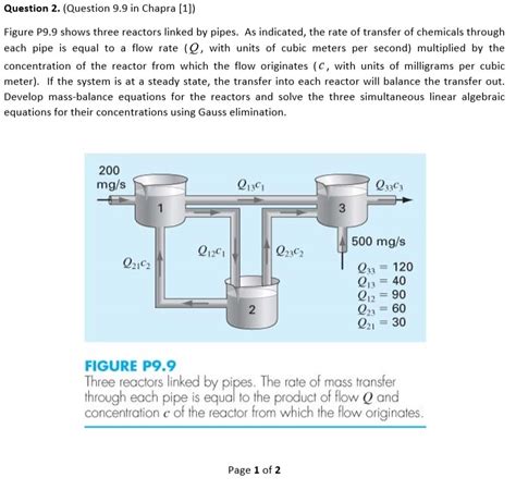 solved question 2 question 9 9 in chapra [1] figure p9 9