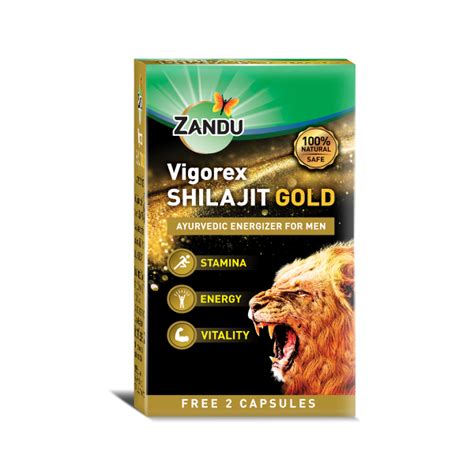 Buy Zandu Vigorex Shilajit Gold Capsule 12s Online At Best Price