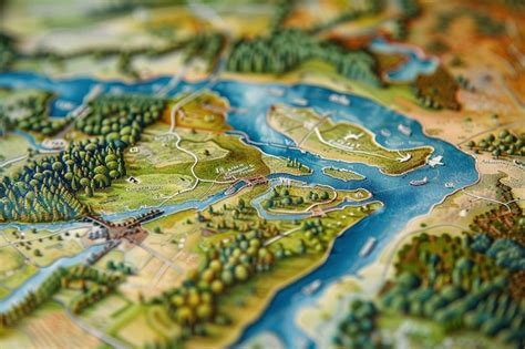 Mapping Wildlife Habitats Ar Generative Ai Premium Ai Generated Image