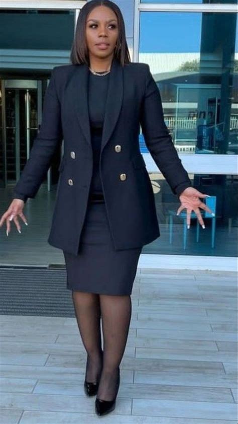 30 Amazing Corporate Outfits To Radiate Power 😊💼 Black Business