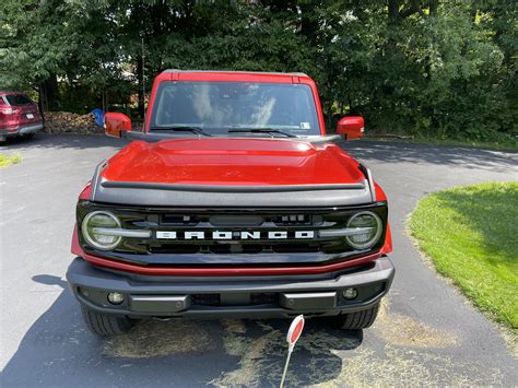 Aeroskin Ii Bug Deflector Installed Bronco6g 2021 Ford Bronco