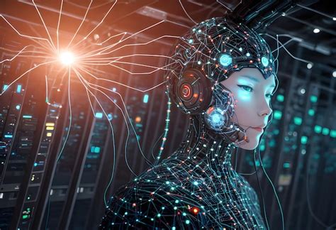 premium ai image cybersecurity network management modern data center