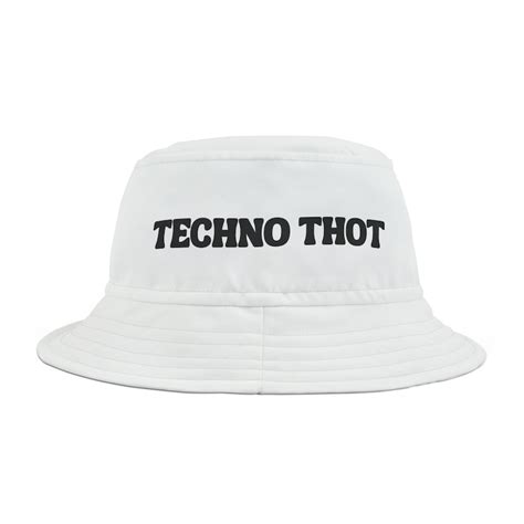 Techno Bucket Hat Techno Music Accessories Techno Hat Techno