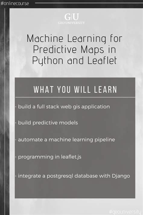 Machine Learning For Predictive Maps In Python And Leaflet Machine Learning Predictions Leaflet