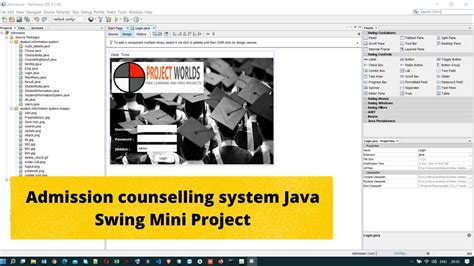 Student Counselling System Core Java, Swing, Netbeans - YouTube