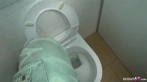 Caught And German College Teens Sex On Toilet At College