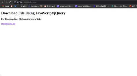 Javascript Download File