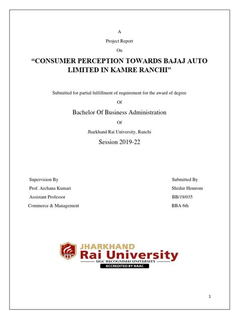 Pooja Bba Final Project Report Pdf