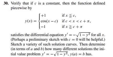 solved 30 verify that if c is a constant then the function