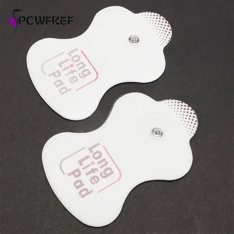 신체 침술 요법 마사지기 치료 펄스 자극기 슬리밍 전기 스티커 10 개 전극 접착 젤 패드마사지 도구 Aliexpress
