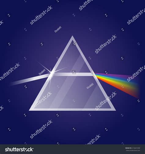 Light Refraction Prism Eps10 Illustration Make Stock Vector 212641699 Shutterstock