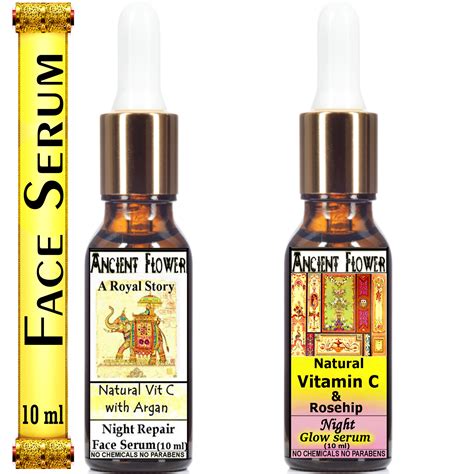 Buy Ancient Flower A Royal Story Face Serum And Natural Vitamin C And