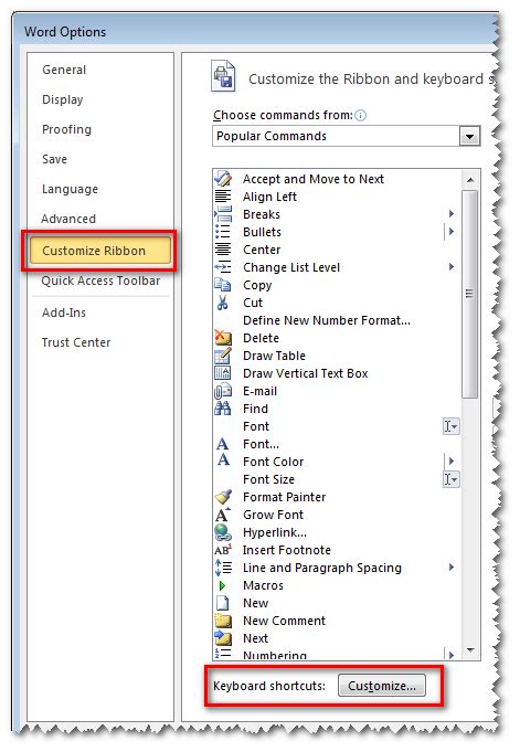 how to follow a toc link with keyboard in microsoft word 2007 super user