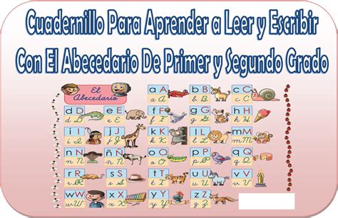 Leer y escribir con el abecedario para primer y segundo grado | Material Educativo