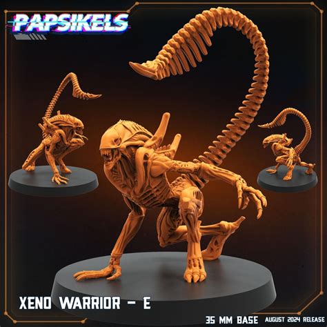 Xeno Warriors Miniature Xeno Warrior A 32mm Ottsworkshop