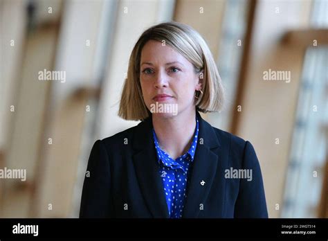 Edinburgh Scotland Uk 06 February 2024 Cabinet Secretary For