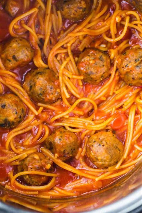 Easy Instant Pot Spaghetti And Meatballs Using Fresh Or Frozen Meatballs