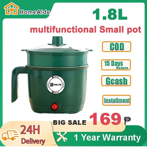 18l Mini Rice Cooker Multi Function Cooker Non Stick Inner Pot