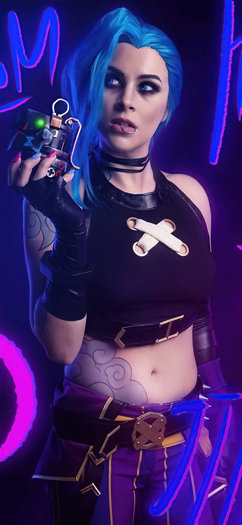 1125x2436 Arcane Jinx Cosplay Iphone Xsiphone 10iphone X Hd 4k