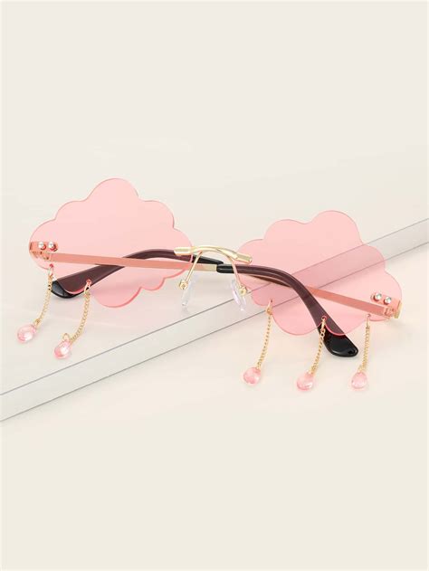 Cloud Frame Sunglasses Romwe Usa Occhiali Carini Orecchini Fai Da