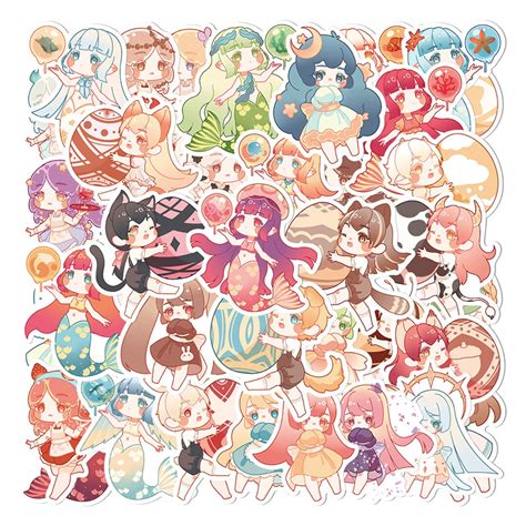 Cute Girls Stickers Pack Cute Girls Stickers Hand Draw Girls