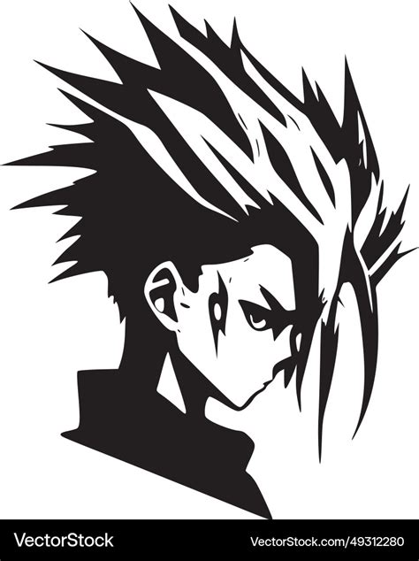 Bleach Effect Black And White Royalty Free Vector Image