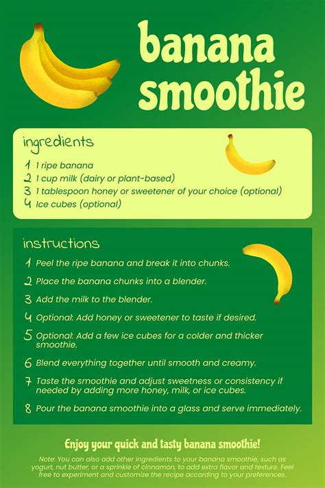 Fresh Fusion Smoothie Recipe Cards Renderforest