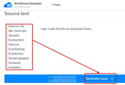 How To Create A Word Cloud In Excel 2 Methods Exceldemy