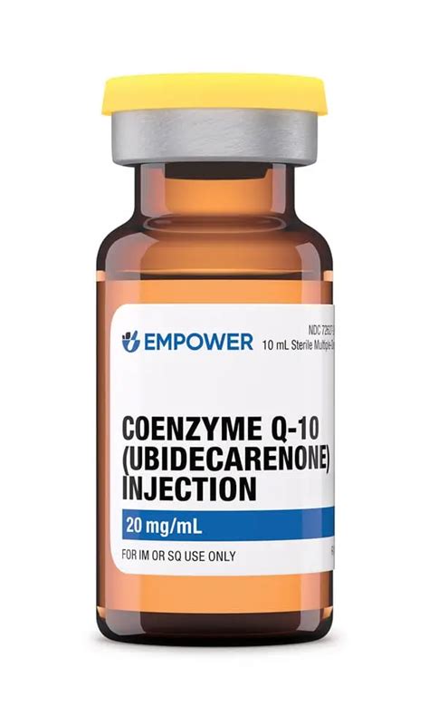 Coq10 Iv Injection Energy Booster Antioxidant Shot Medilife