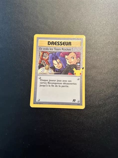 CARTE POKÉMON Et voilà la team Rocket célébrations Ans