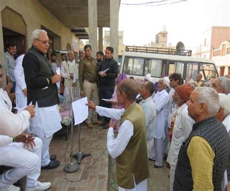 डिप्टी स्पीकर रणबीर गंगवा ने ग्रामीणों की समस्याएं सुनकर अधिकारियों को