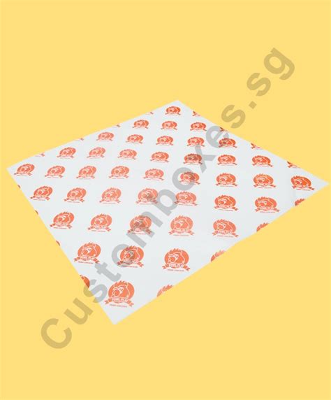 Custom Printed Butter Paper Custom Boxes SG