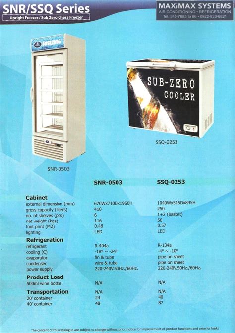 Sanden Sub Zero Chest Freezer Ssq