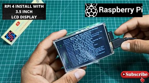 Rpi 4 Install With 3 5 Inch Lcd Display Raspberry Pi Youtube