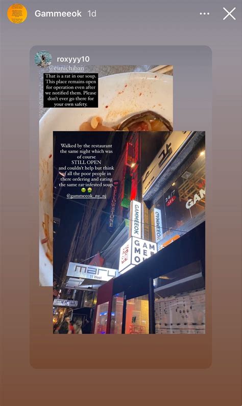 혐오주의 현재 음식에 쥐 나와서 난리난 뉴욕 한인식당 감미옥 포텐 터짐 최신순 에펨코리아