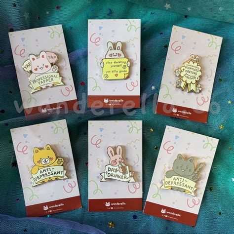 Professional Yapper Enamel Pin Wanderella