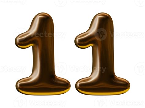 Diseño Número 11 En Render 3d 19552775 Png