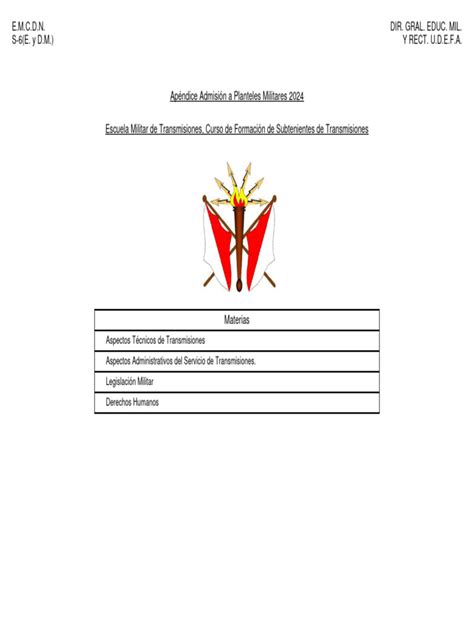 Emt F O Trans 2024 Pdf Militar Seguridad Nacional