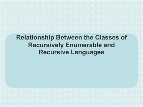 5 Decidability Theory Of Computation Ppt