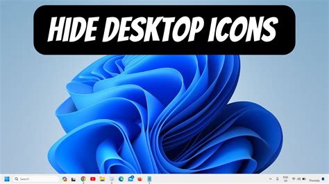 How To Hide Desktop Icons On Windows 11 Quick And Easy Tutorial Youtube