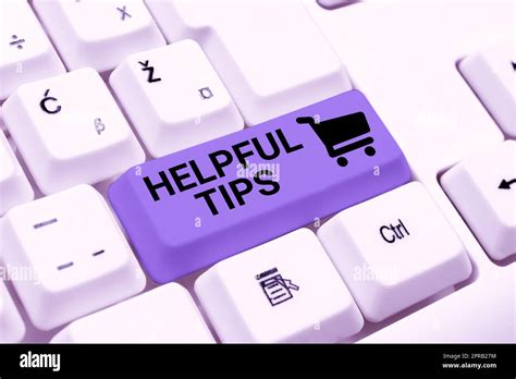 Conceptual Caption Helpful Tips Business Showcase Useful Secret
