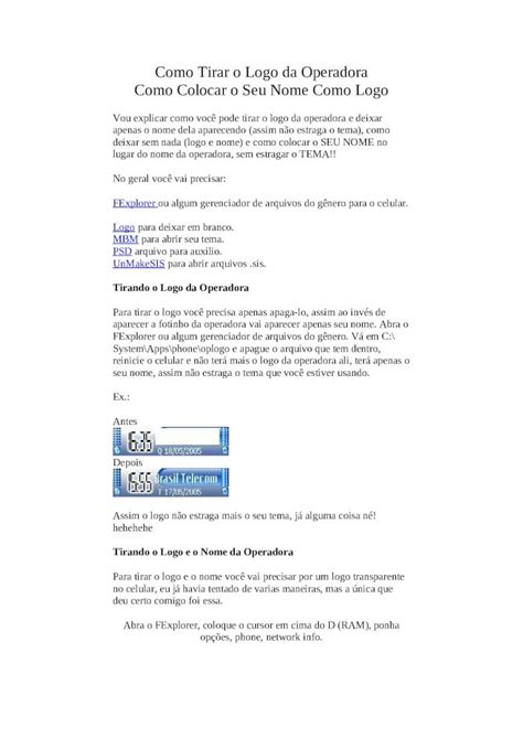 DOCX Apostila De Tutorial E Dicas Para Celular DOKUMEN TIPS