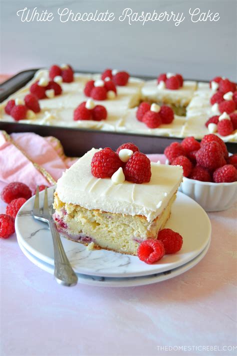 White Chocolate Raspberry Layer Cake White Chocolate Raspberry Brownie