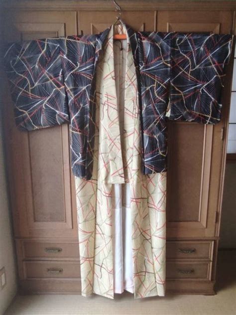 Vintage Kimono And Haori Set J Okini Products From Japan