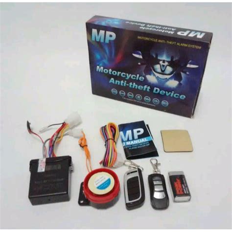 Jual Alarm Motor MP One Way Anti Maling Bisa Untuk Semua Motor Plus Relay Shopee Indonesia