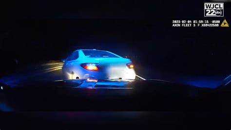 High Speed Chase Crash Dashcam Glynn County Video Recording